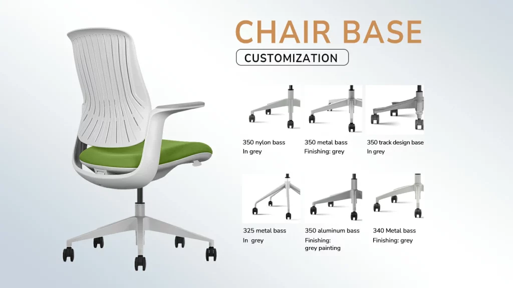 Ergonomic Swivel Desk Chair with Antibacterial Back | VASEAT