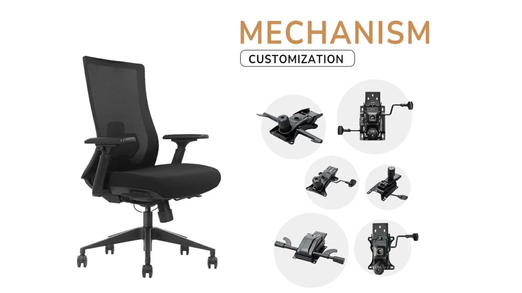 Ergonomic Fabric Mesh Office Chair, Lumbar Support | VASEAT